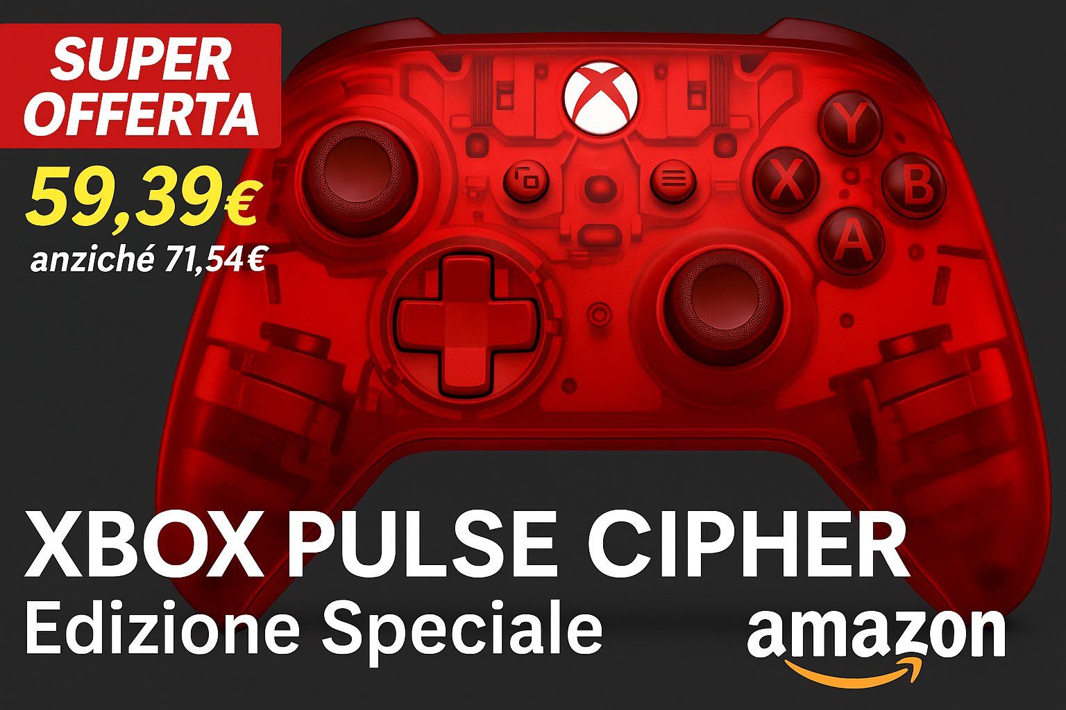 Xbox Pulse Cipher in offerta su Amazon: il controller wireless in ...